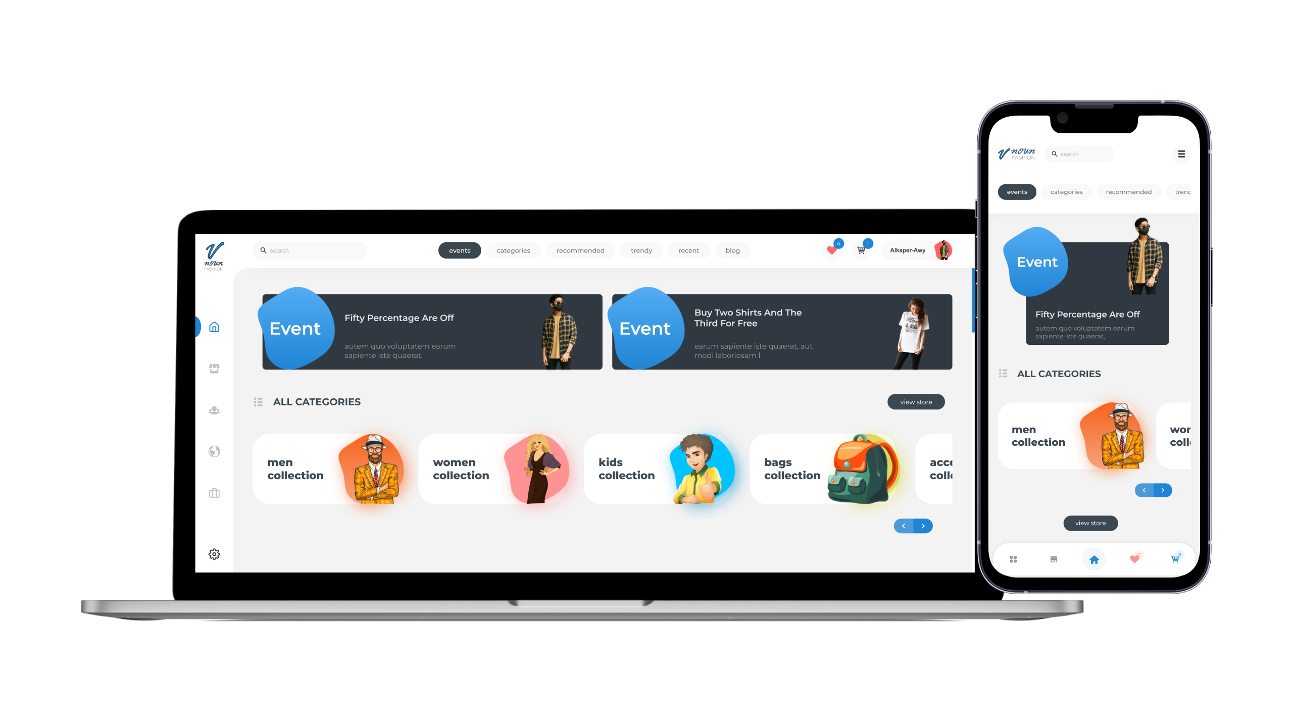 VNOUN - Ecommerce Online Store For Clothes Shop Vue3 NodeJS by NAC_code VNOUN - Ecommerce Online Store For Clothes Shop Vue3 NodeJS by NAC_code